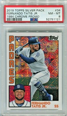 FERNANDO TATIS Jr 2019 Topps Update Silver pack 1984 rookie RC PSA 8 | eBay