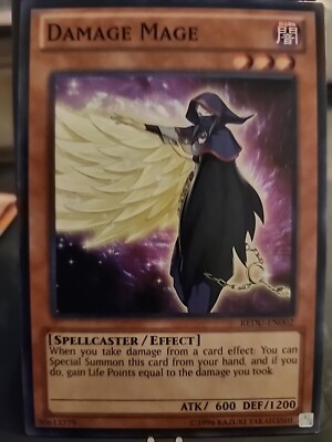 Damage Mage - Yugioh Dark Monster - Vintage | eBay