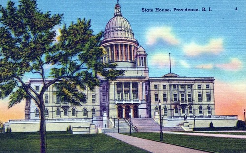 State House Providence Rhode Island Vintage Linen Post Card | eBay