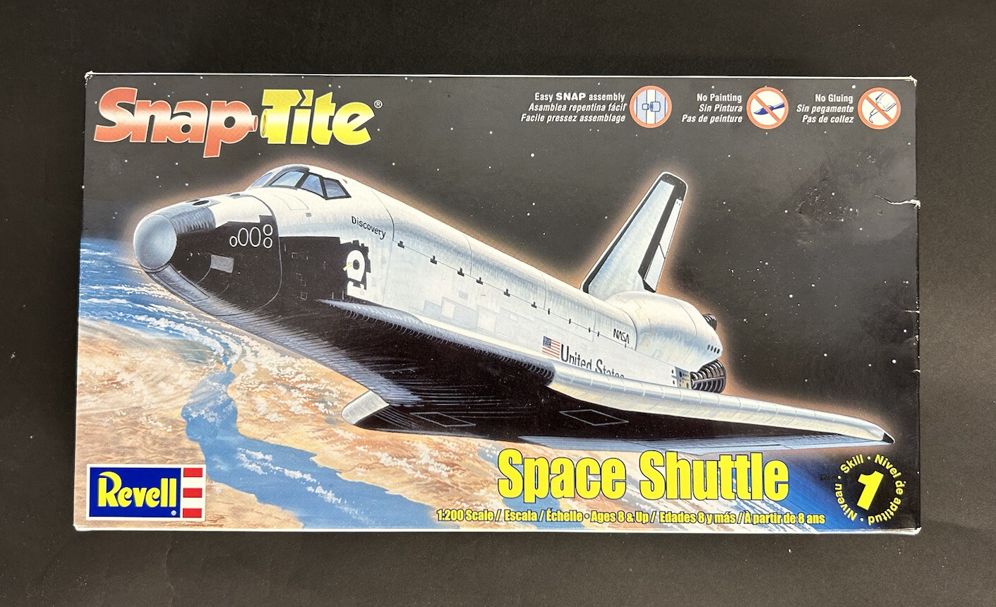 Revell Snap-Tite Space Shuttle 1:200 Scale Model | eBay