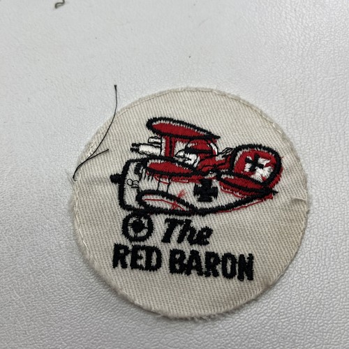 Vintage As-Is-Borderless & Bad Stitching RED BARON PILOT PLANE Patch T091 | eBay