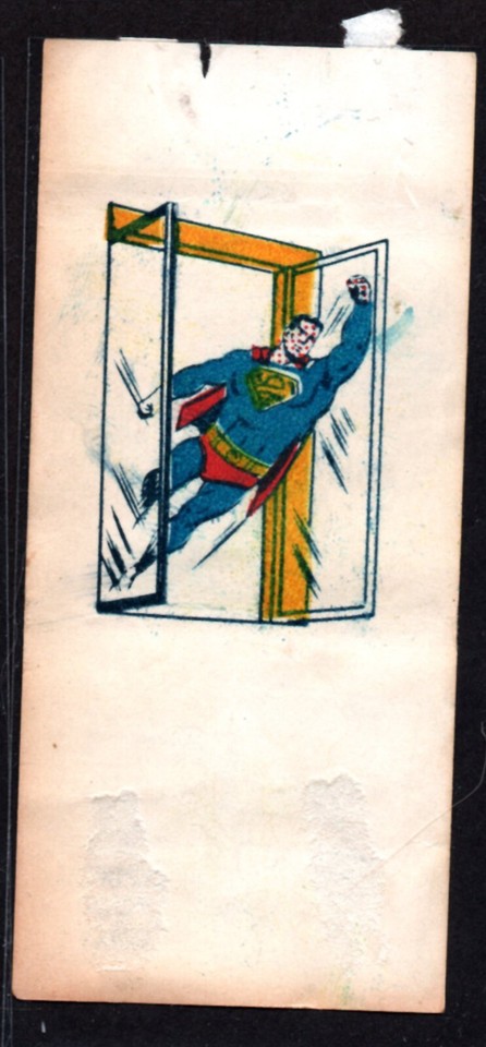 1960 Topps Superman Tattoo - Through The Window - Fantastic Unused ...