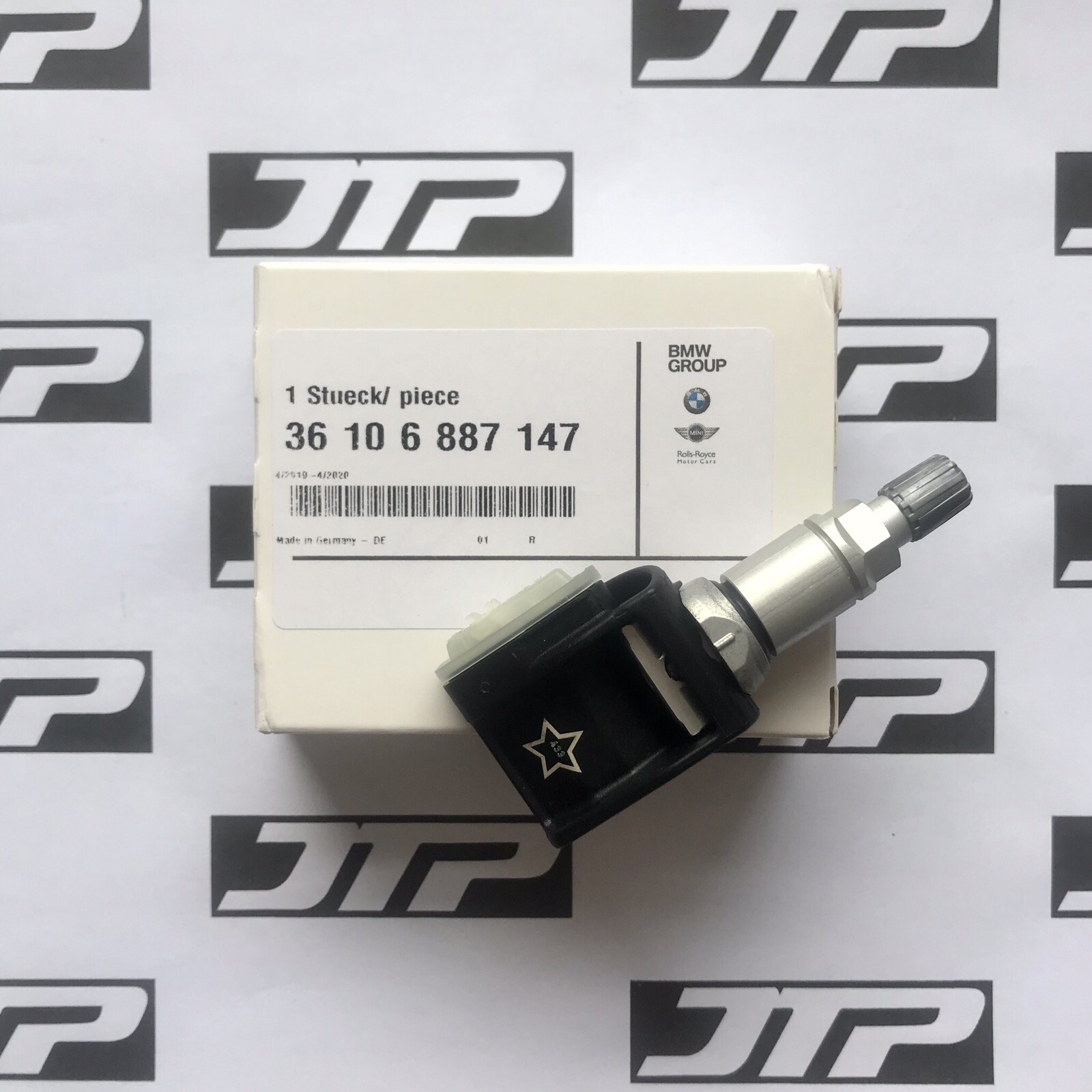 4x+Genuine+BMW+Various+Models+Tyre+Pressure+Sensor+Valve+TPMS+ ...