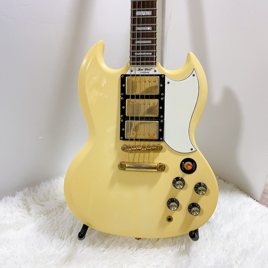 Electric Guitar Epiphone G-400 Les Paul SG Custom Cream Electric Guitar Epiphone G-400 Les Paul SG Custom Cream