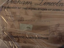 Abraham Lincoln Autograph for sale | eBay