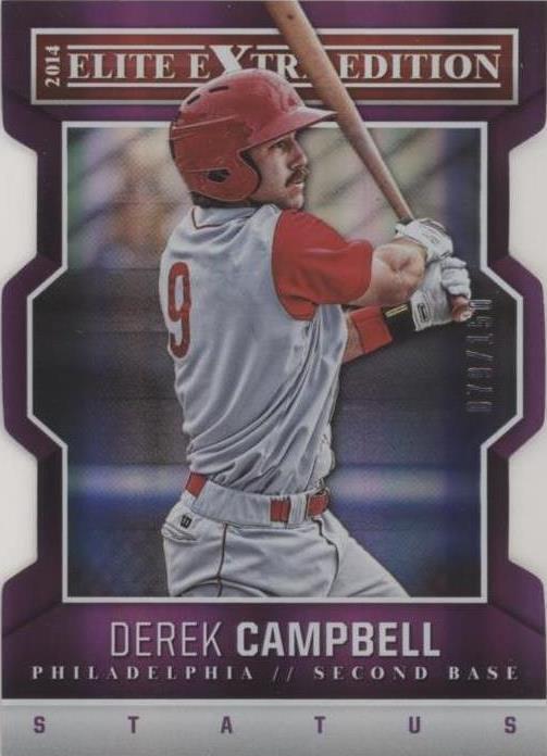 2014 Panini Elite Extra Edition - Derek Campbell #18 Status Purple Die ...