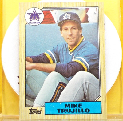 1987 TOPPS Baseball Card # 402 *** MIKE TRUJILLO *** Seattle Mariners ...