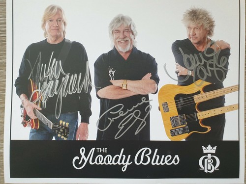 Moody Blues (+ Graeme Edge) Poster signed / autograph / signiert | eBay.de