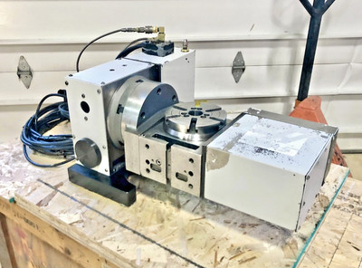HAAS TRT160 Rotary Table, TRUNNION, 4th & 5th Axis, A & B, Haas CNC 5th ...