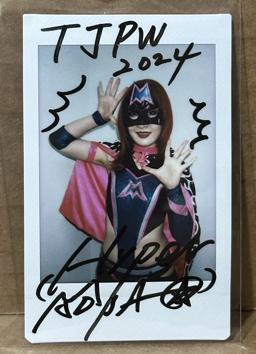 Hyper Misao 2024 BBM Woman's Pro Wrestling Autograph Cheki CASE HIT 1/1 ...