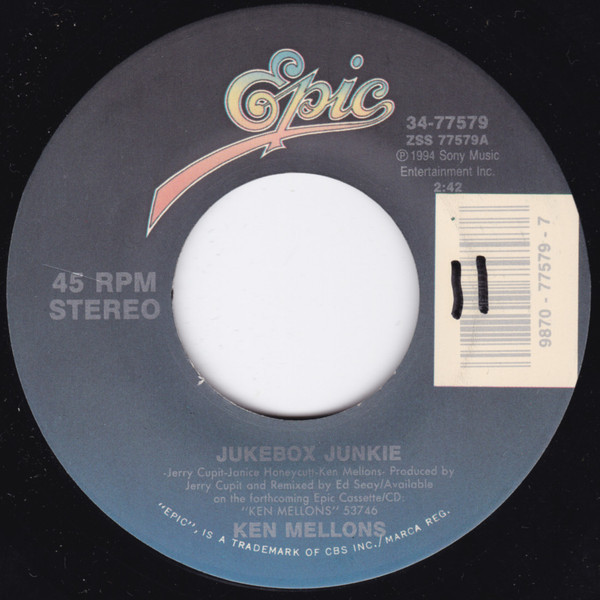 Ken Mellons - Jukebox Junkie (7" Single) | eBay