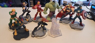 * Disney Infinity 2.0 The Avengers Play set Figures used FREE SHIPPING ...
