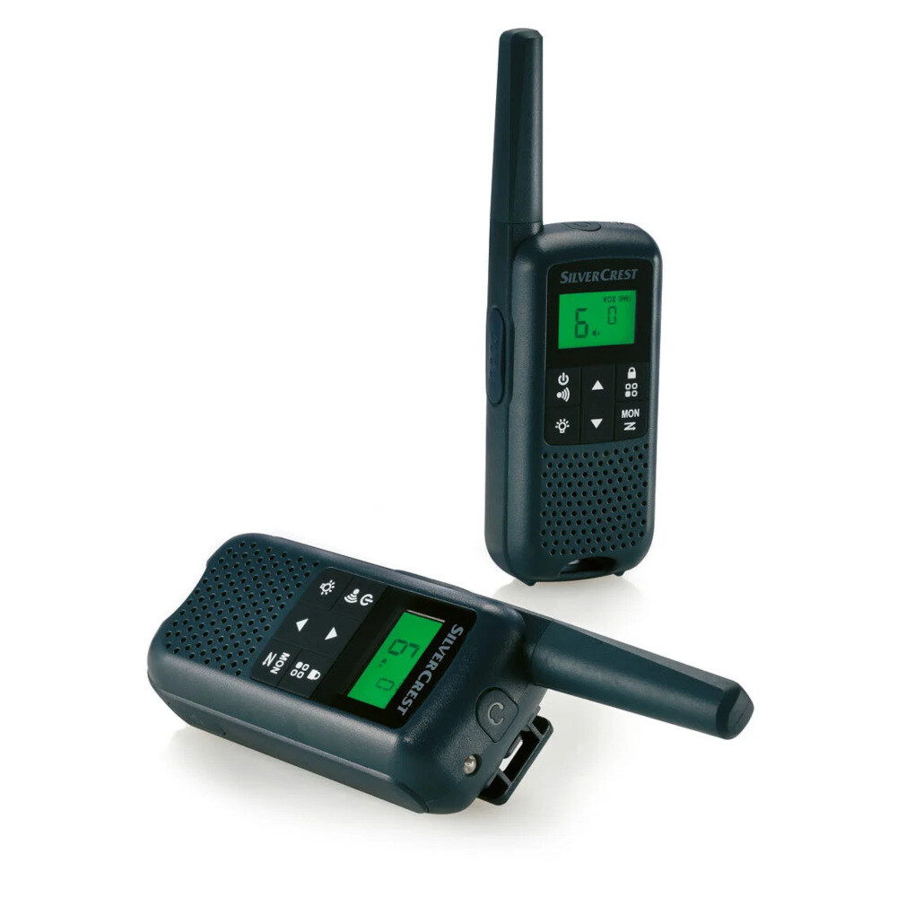 Silvercrest Walkie Takies Sprechfunk Handfunkgerät Set PMR Radio Set ...