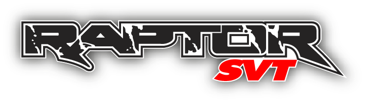 Ford Raptor SVT Logo Auto Car Bumper Sticker - Set of 2pc - 9'', 12 ...