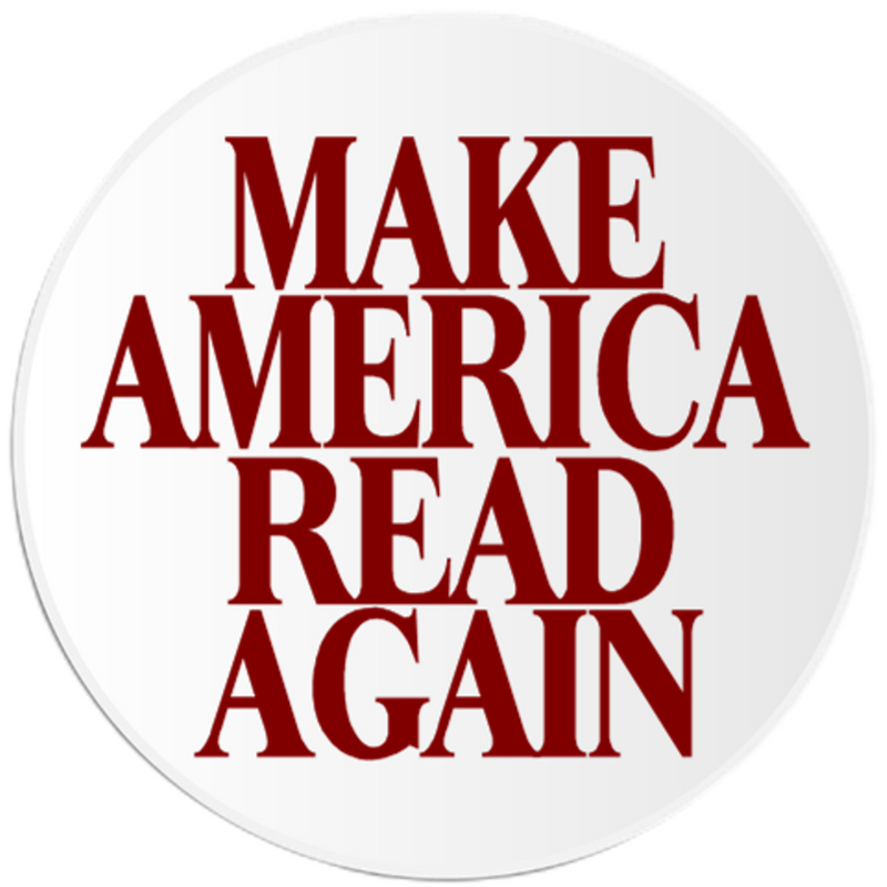 Make America Read Again - Circle Sticker Decal 3 Inch - MAGA Parody | eBay