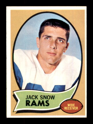 1970 Topps #44 Jack Snow - Crease Free | eBay