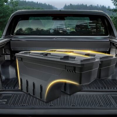 Fit for Nissan Titan H61 2016-2022 Lockable Storage Box Case Truck Bed ...