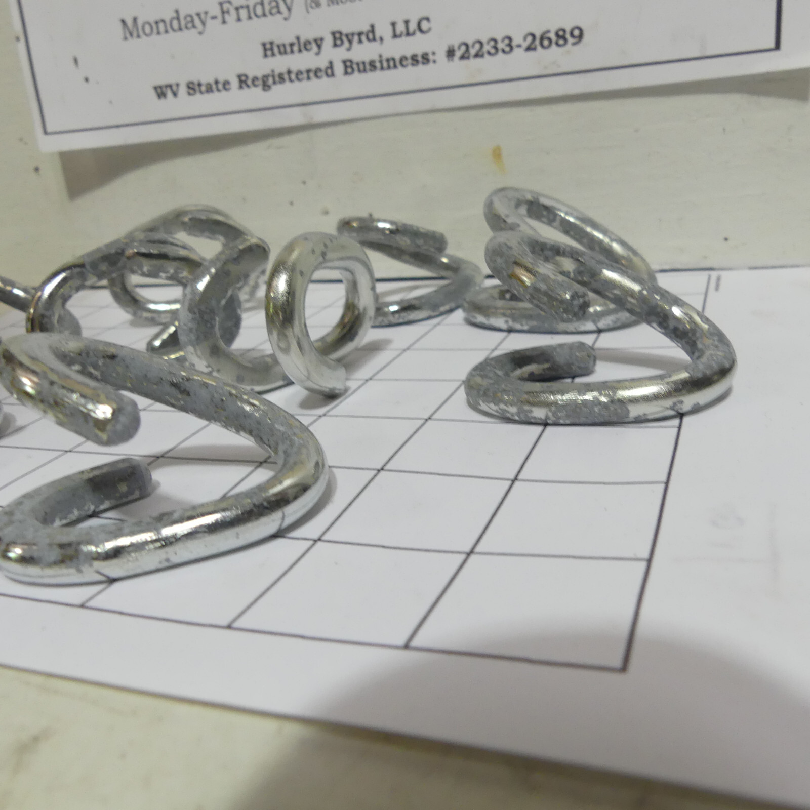 Qty 10, 25, 50, or 100 : 5/16" Chain Repair Lap Links - Fix Tow Logging ...