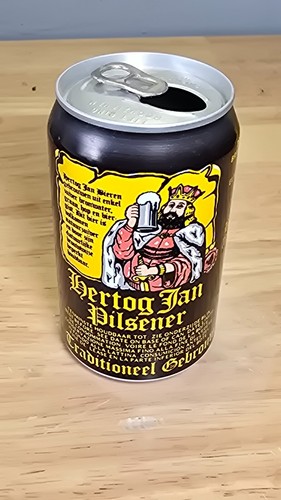 Vintage Hertog Jan Pilsener Beer Can Netherlands Dutch Lager 11.1oz ...