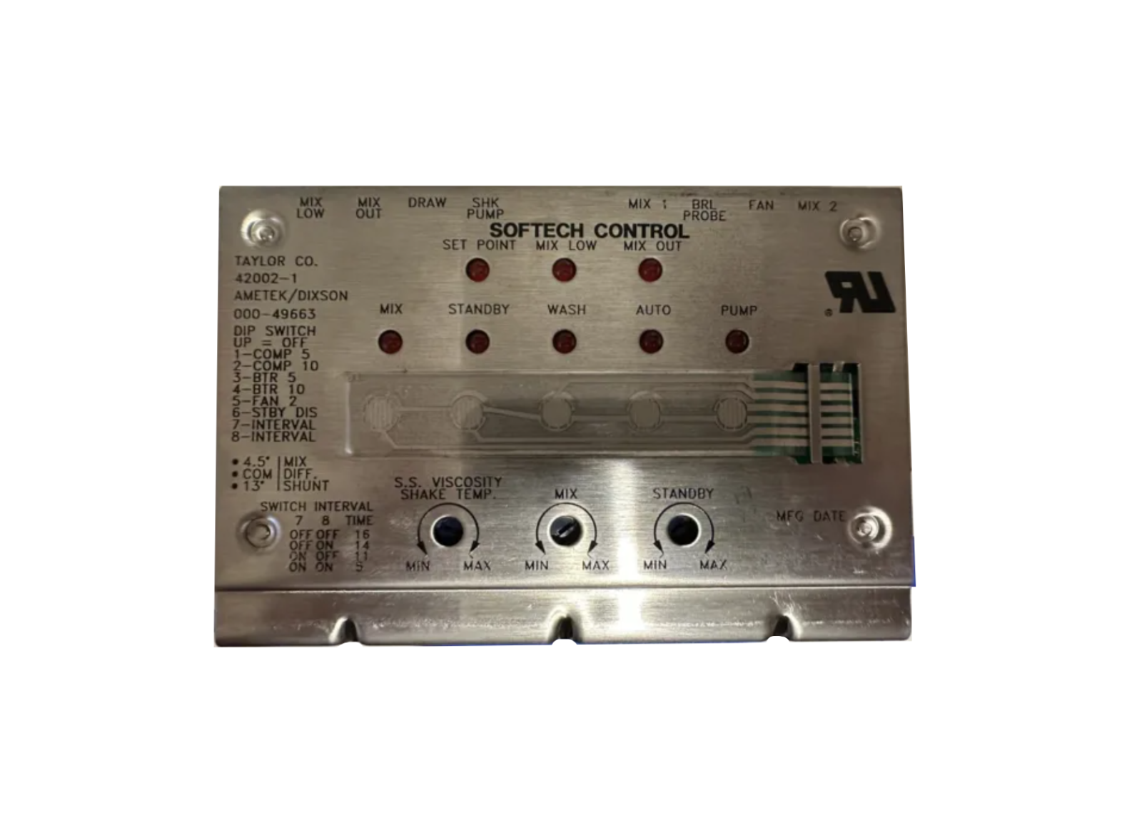 Repair Service Taylor Ice Cream 42002-1 36641 07A064 49663 Softech Control 6MnWa | eBay