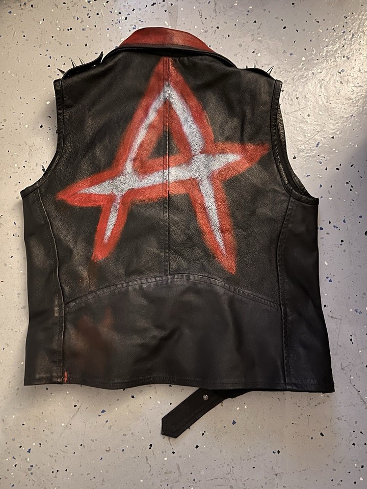 DIY PUNK LEATHER JACKET HOMEMADE | eBay