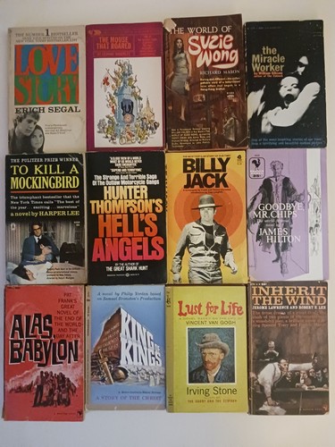 12 Books Goodbye Mr. Chips James Hilton, Hunter S. Thompson, Billy Jack ...