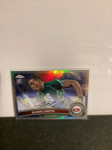 2011 Topps Chrome Aldon Smith #37 Refractor Rookie Autographs /99 (AU ...