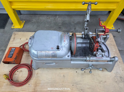 Ridgid 535 Pipe Threader w/ Universal Die Head, Threading Machine Clean ...