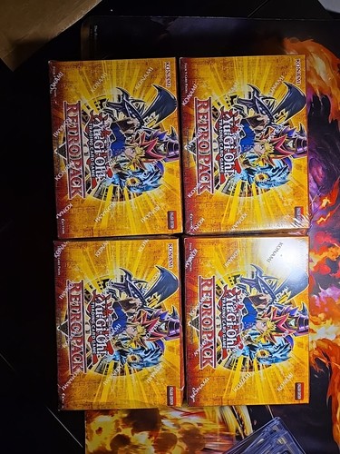 Lot of (4) Yugioh RETRO PACK Mini Booster Box ENGLISH Edition - SEALED ...