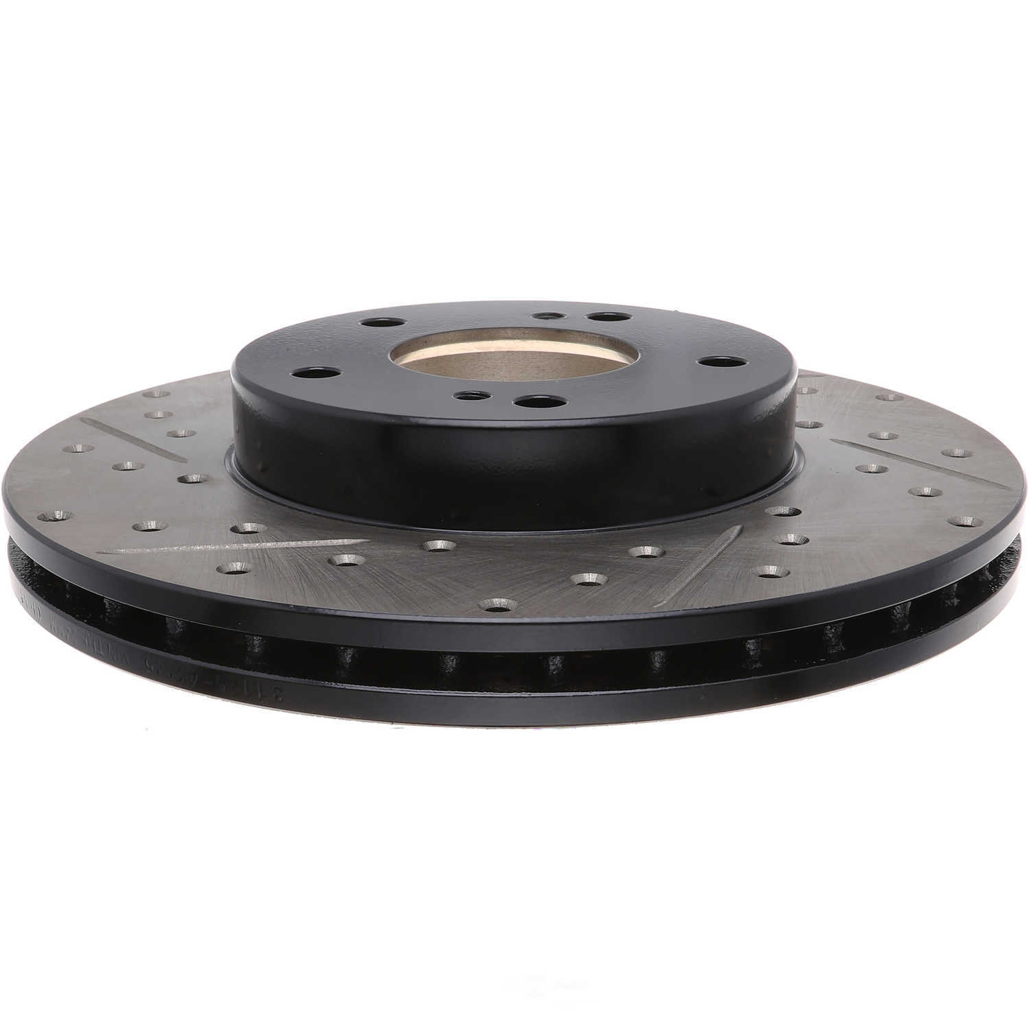 Disc Brake Rotor-Sport Cross-Drilled and Slotted fits 89-90 Nissan ...