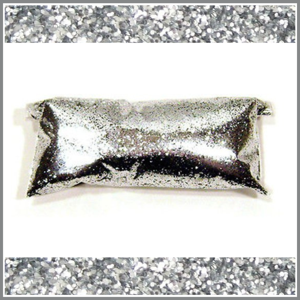 Chrome Silver Metal Flake .015" - 2oz (59ml) Medium Cut Premium Paint ...