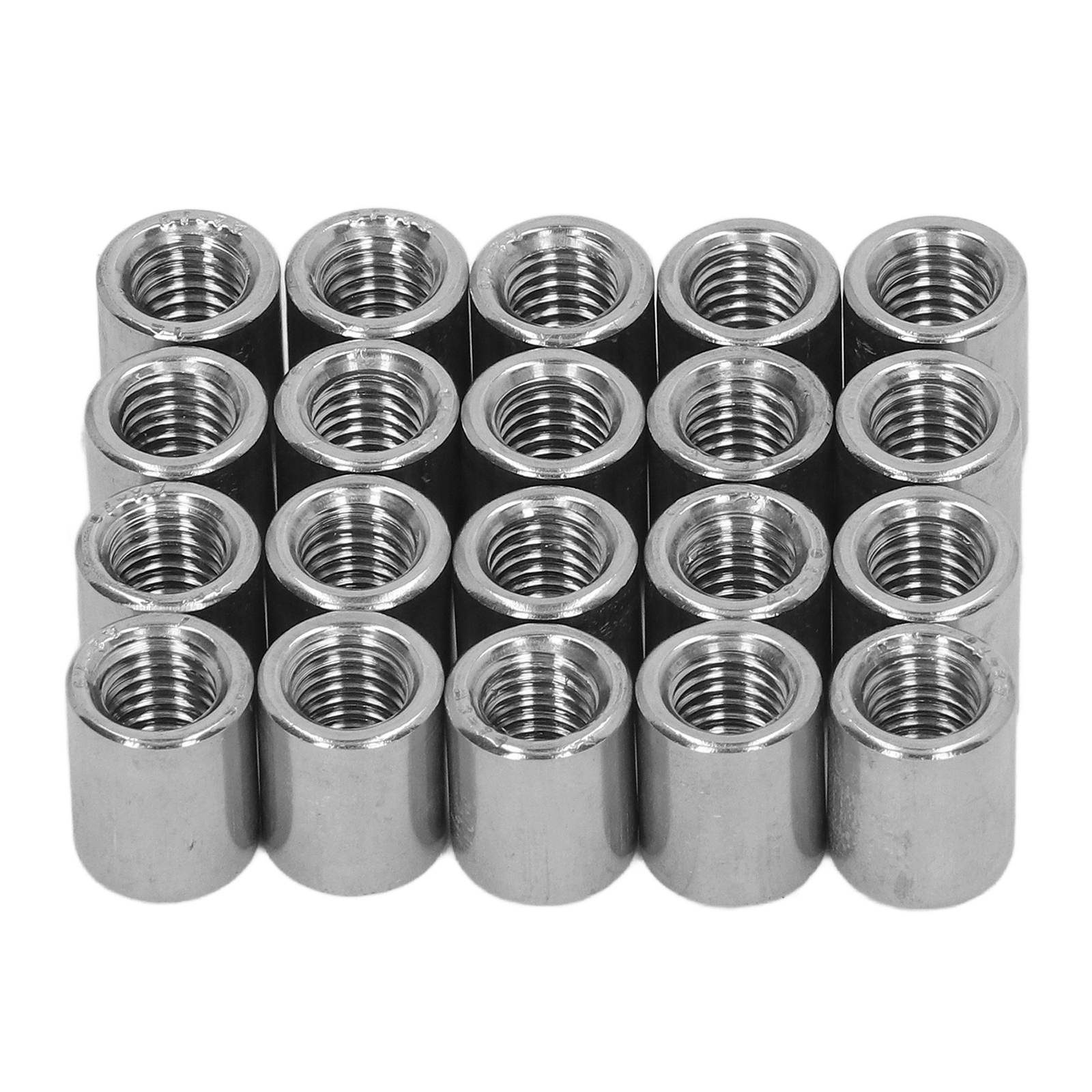 20Pcs M8 Female Thread Coupling Nut Kit Stainless Steel Coupling Nut ...