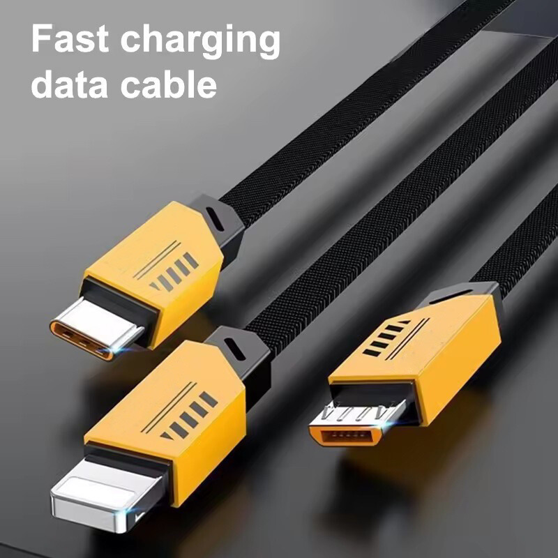 120W Fast Type C USB Car Charger 5-In-1 65W Super Fast Cable For Cell ...