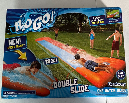 Bestway H20Go 18 Feet Double Slide with Speed Ramp - New in Box ...