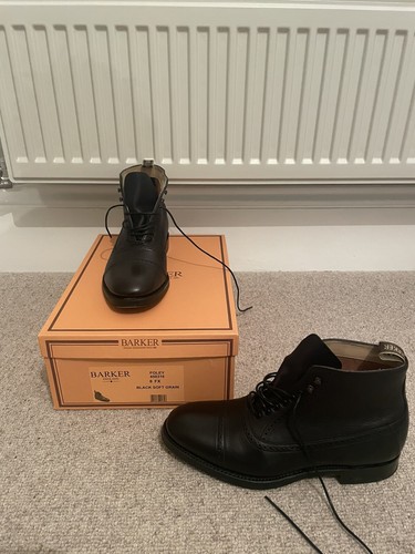 Barker Men’s Foley Boots Black Calf Size 8 | eBay UK