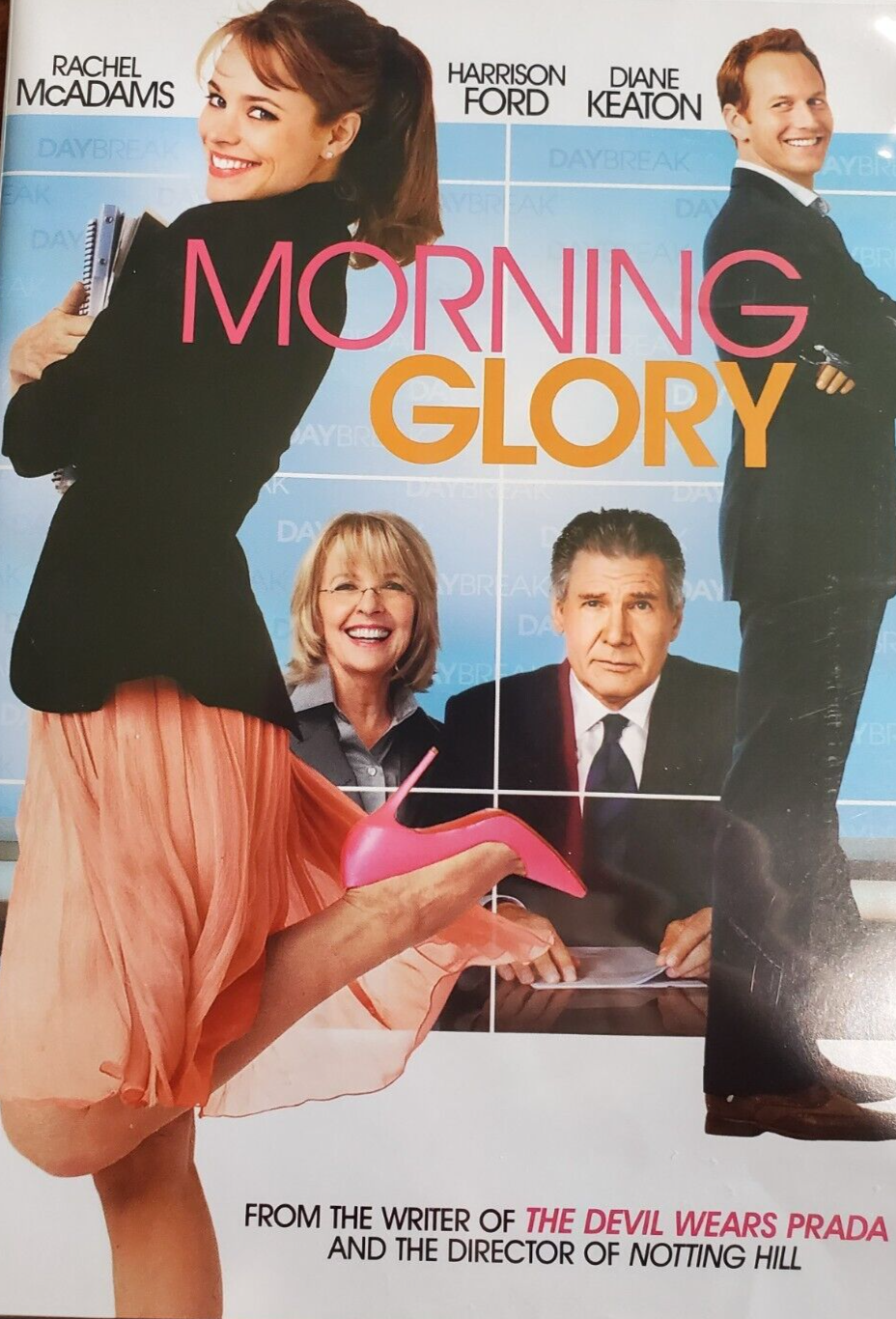 MORNING GLORY DVD: HARRISON FORD, DIANE KEATON, RACHEL McADAMS, PG 13 ...