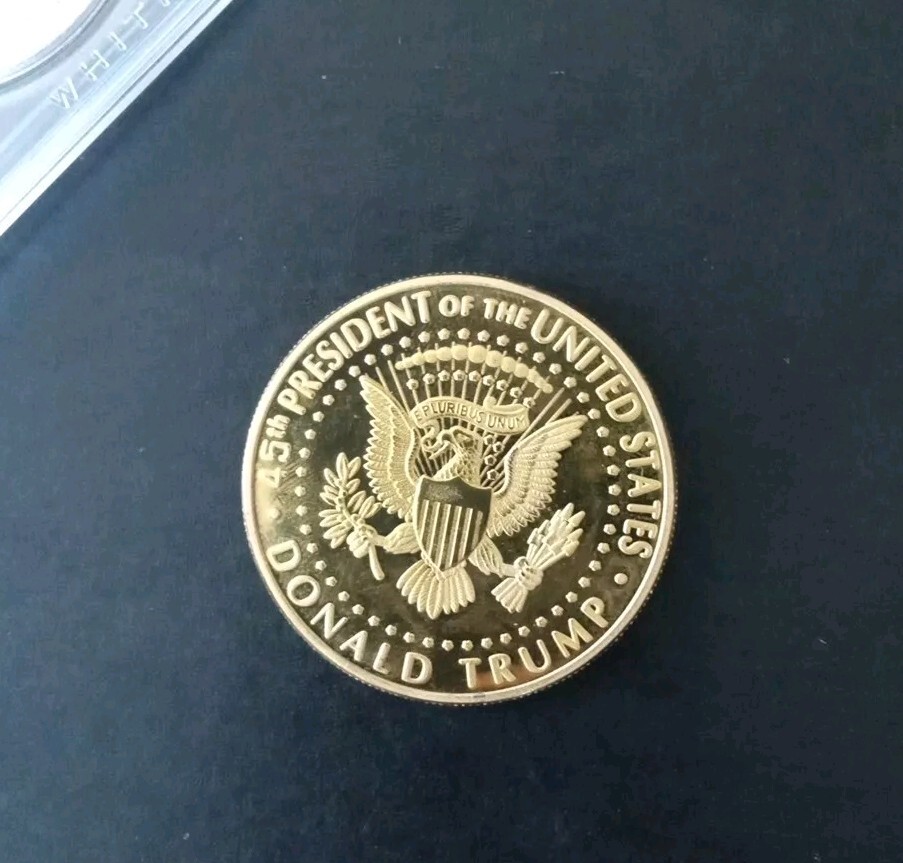 24K Gold Trump Coin 1 OUNCE *2024* | eBay