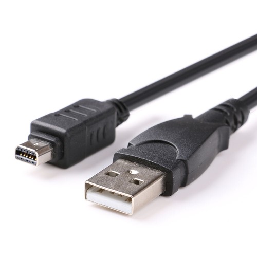 12Pin D-Type USB Charging Data Cable for Olympus Camera CB-USB5 CB-USB6 ...