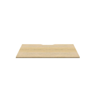 Luxe Eternity Scalloped Table Top Oak 1500Mm W X 750Mm D X 25Mm T ...