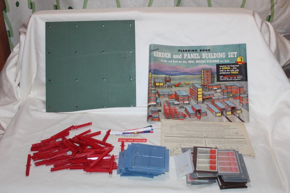 Kenner Girder & Panel Building Set No. 1 Vintage 1957 Original Box ...