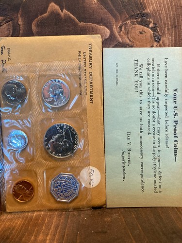 1960 US Mint Proof Set 5 Coins Original Envelope Flat Pack | eBay