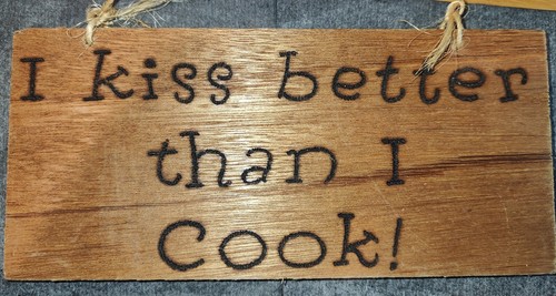 HANDCRAFTED FUNNY Pyrography WOODEN SIGN. | eBay UK