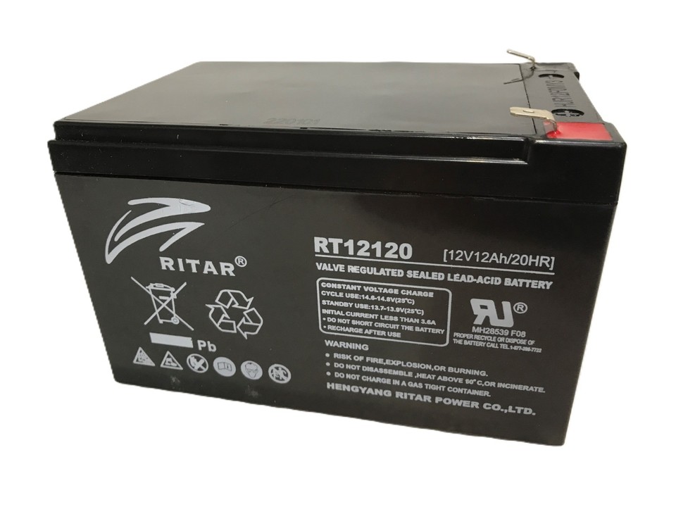 12v 12ah Rechargeable Battery - Replacement for 6FM12 6FM10 6-FM-10 & 6 ...