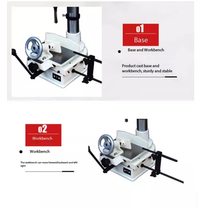 Woodworking Square Tenon Machine Multi-Function Bench Drill Tenoning ...