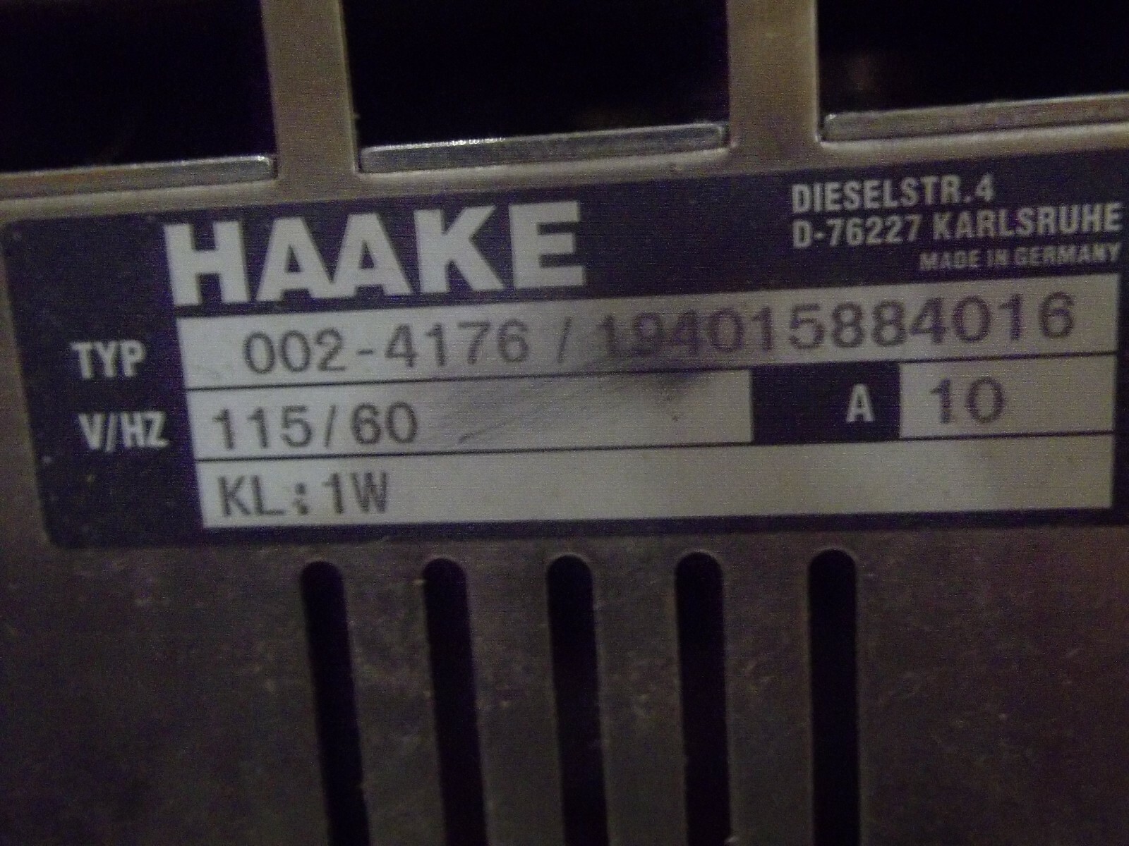 HAAKE K15 002-4355 CIRCULATING WATER 115V 60HZ W/ HAAKE DC1 0084176 (35 ...