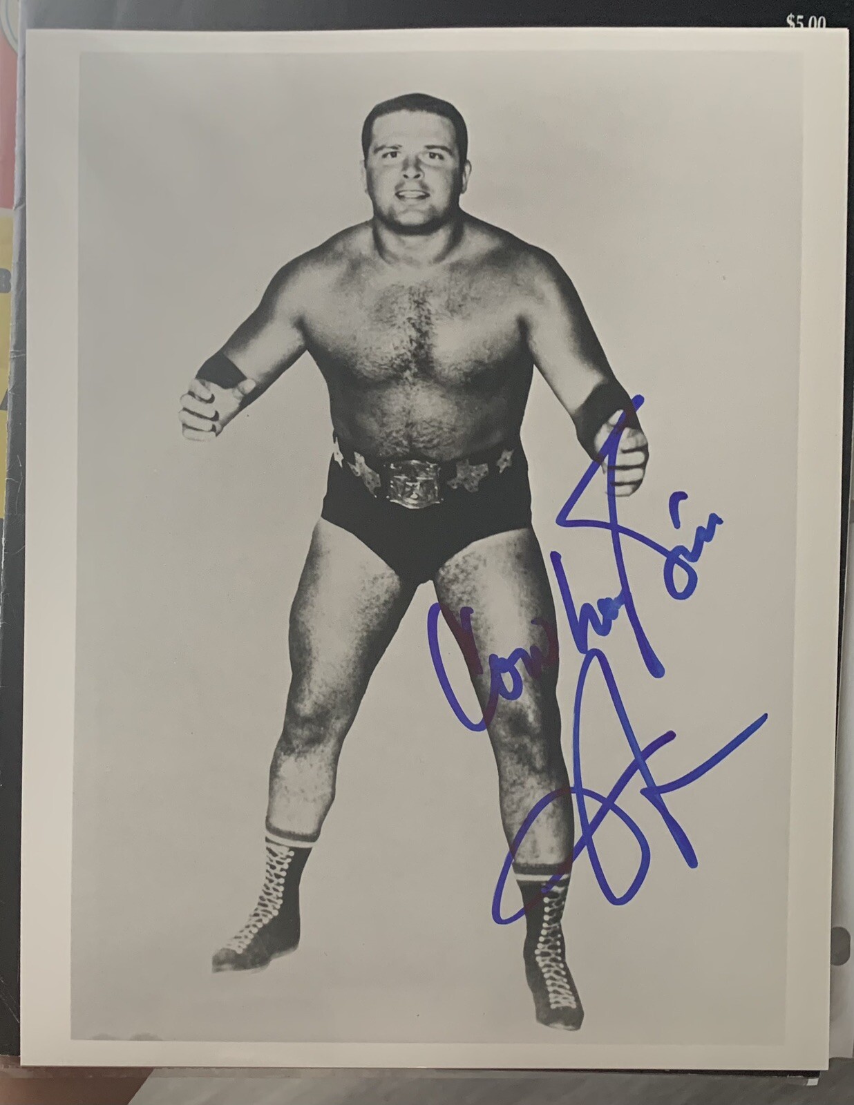 Cowboy Bill Watts WWF WCW Wrestler Signed 8x10 Glossy Photo Autographed ...