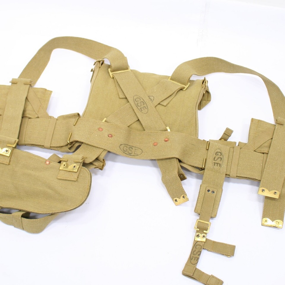 Replica 1908 2nd pattern Battle Order webbing set WW1 British Army by ...