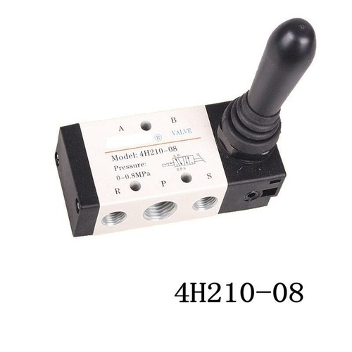 4H210-08 5/2 Way 1/4" PT Hand Pull Lever Pneumatic Air Valve Control ...