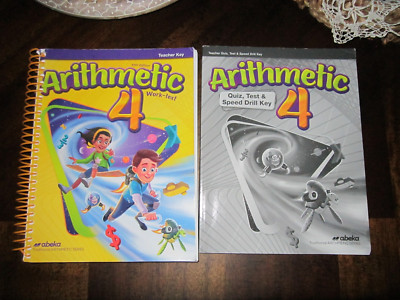 Abeka 4th Grade Arithmetic Teacher Keys Fifth Edition # 339164 # 339202 ...