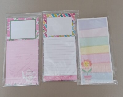 3 Pks Magnetic Fridge Note Pads | eBay